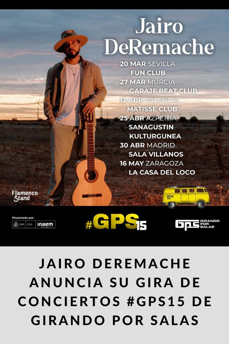 Jairo DeRemache anuncia su gira de conciertos #GPS15 de Girando Por ...